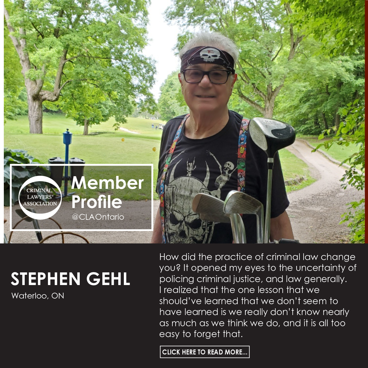 Member Profiles - The Criminal Lawyers' Association (CLA)